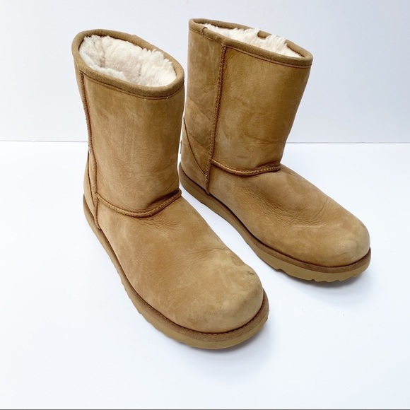UGG | Shoes | Ugg Clasic Brown Fur Lined Boots Us6eu38 8 | Poshmark